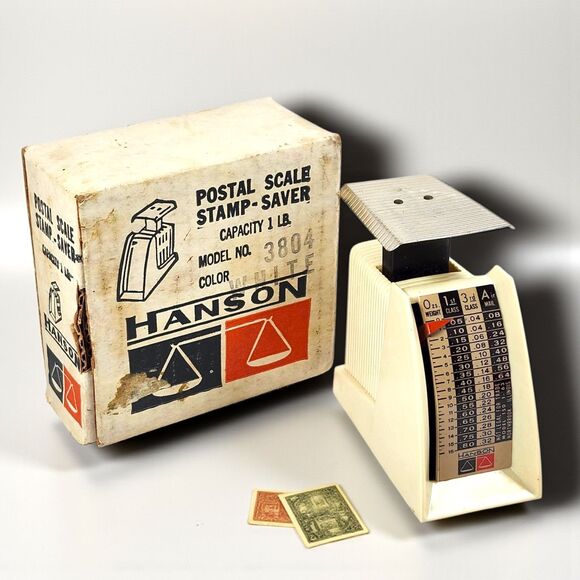 Hanson | Office | Vintage Hanson Postal Scale Stamp Saver Model 384 ...
